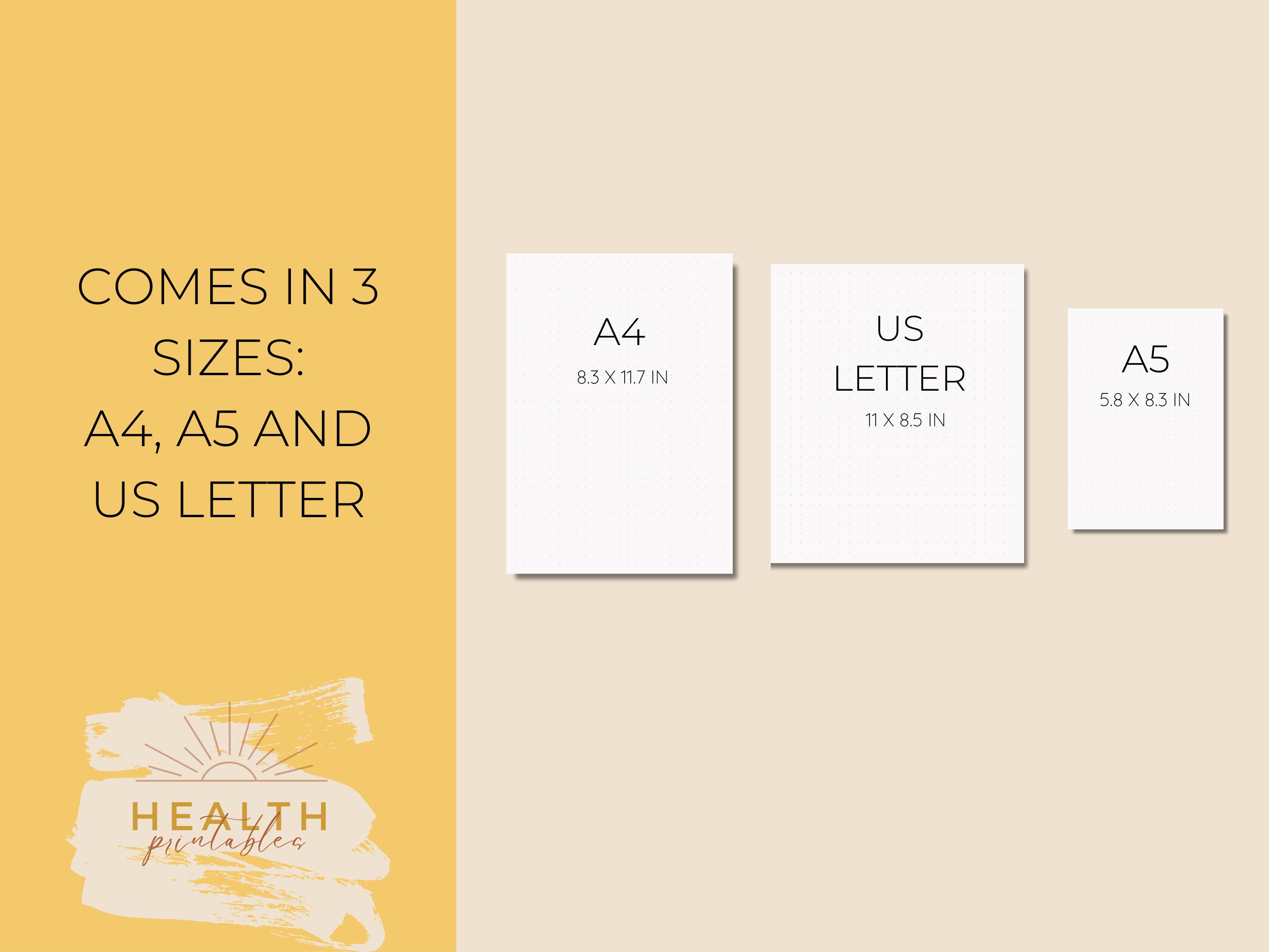 Monthly Vitals Tracker Printable, Blood Pressure Log, Vitals Signs ...