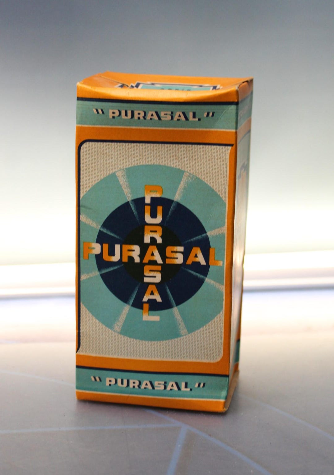 Original. Purasal, Pure Salt. Box, Packaging as New. Almost Full. About ...
