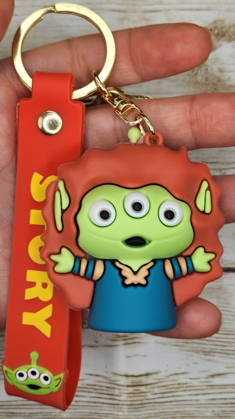 Toy Story Alien Shrek Fiona Costume Keychain - Etsy
