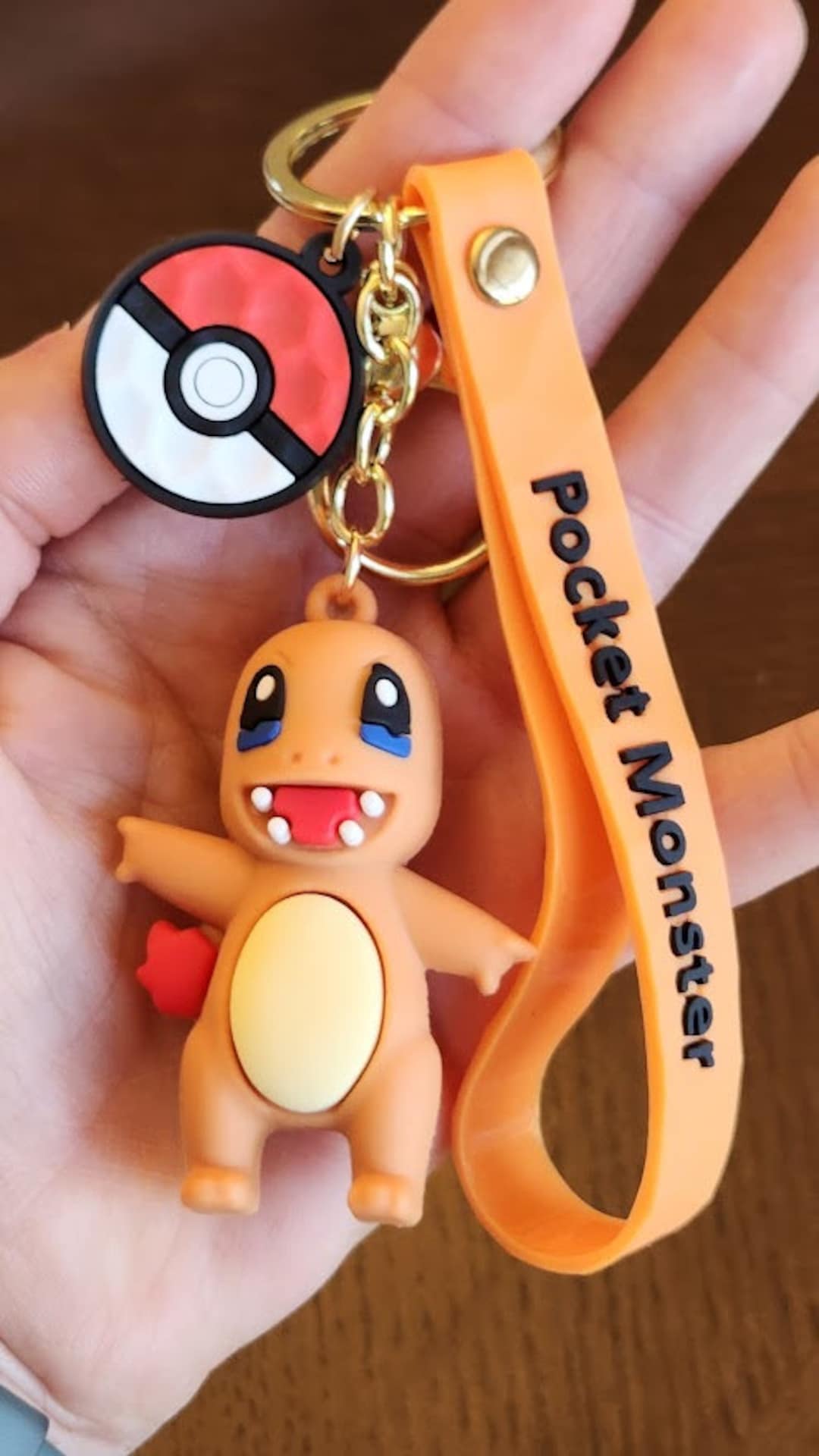 Pokemon Pocket Monsters Charmander Keychain - Etsy