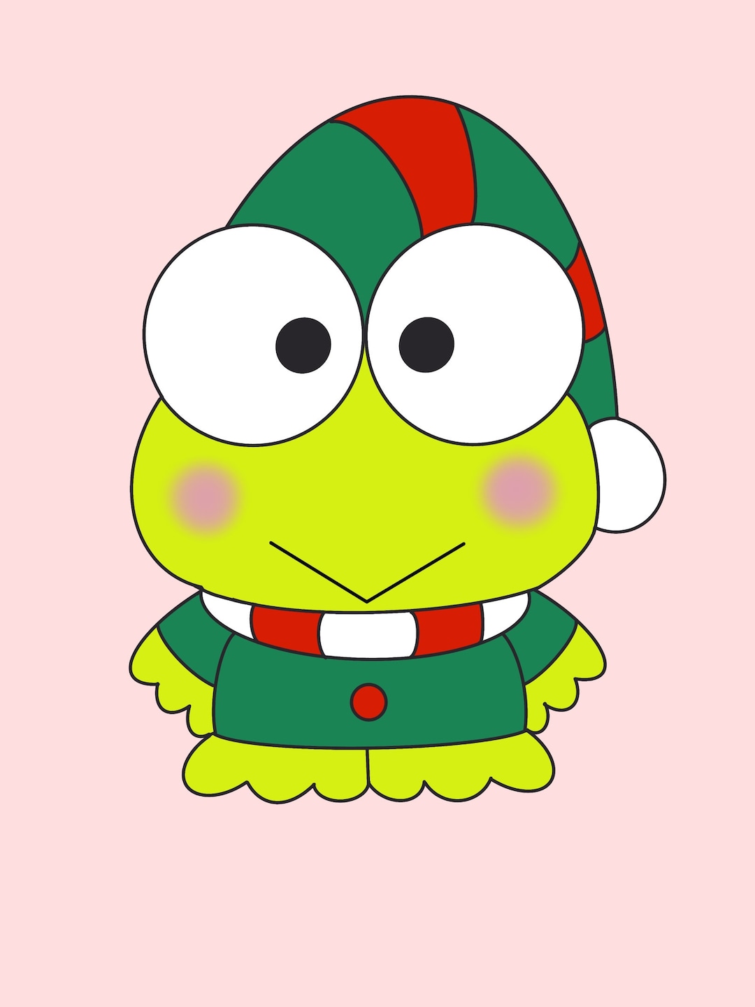 Keroppi Christmas Cutter - Etsy