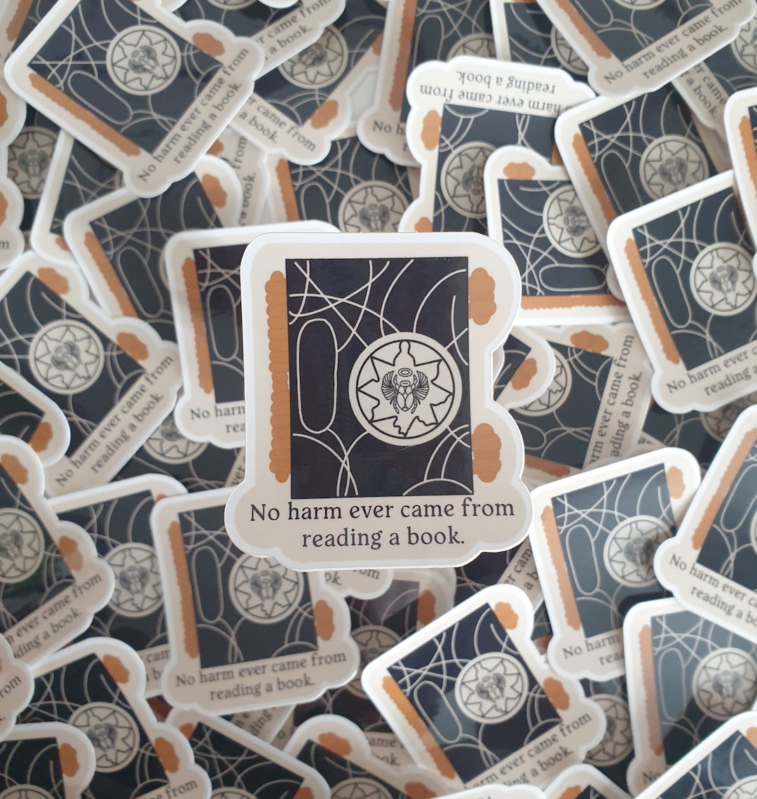 The Mummy(1999) Inspired Glossy Vinyl Sticker “no Harm Ever Came From ...