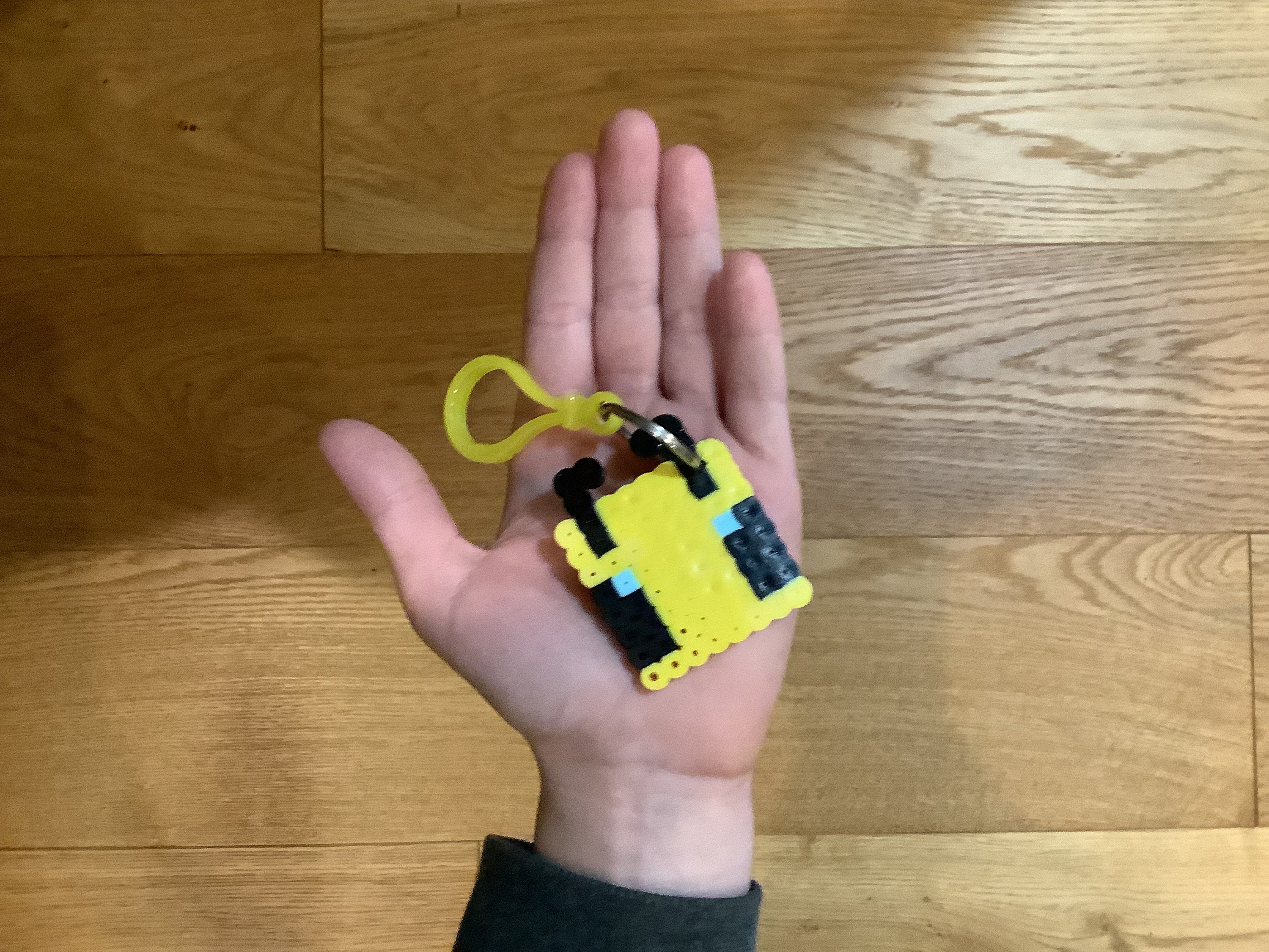 Minecraft Bee Keychain - Etsy