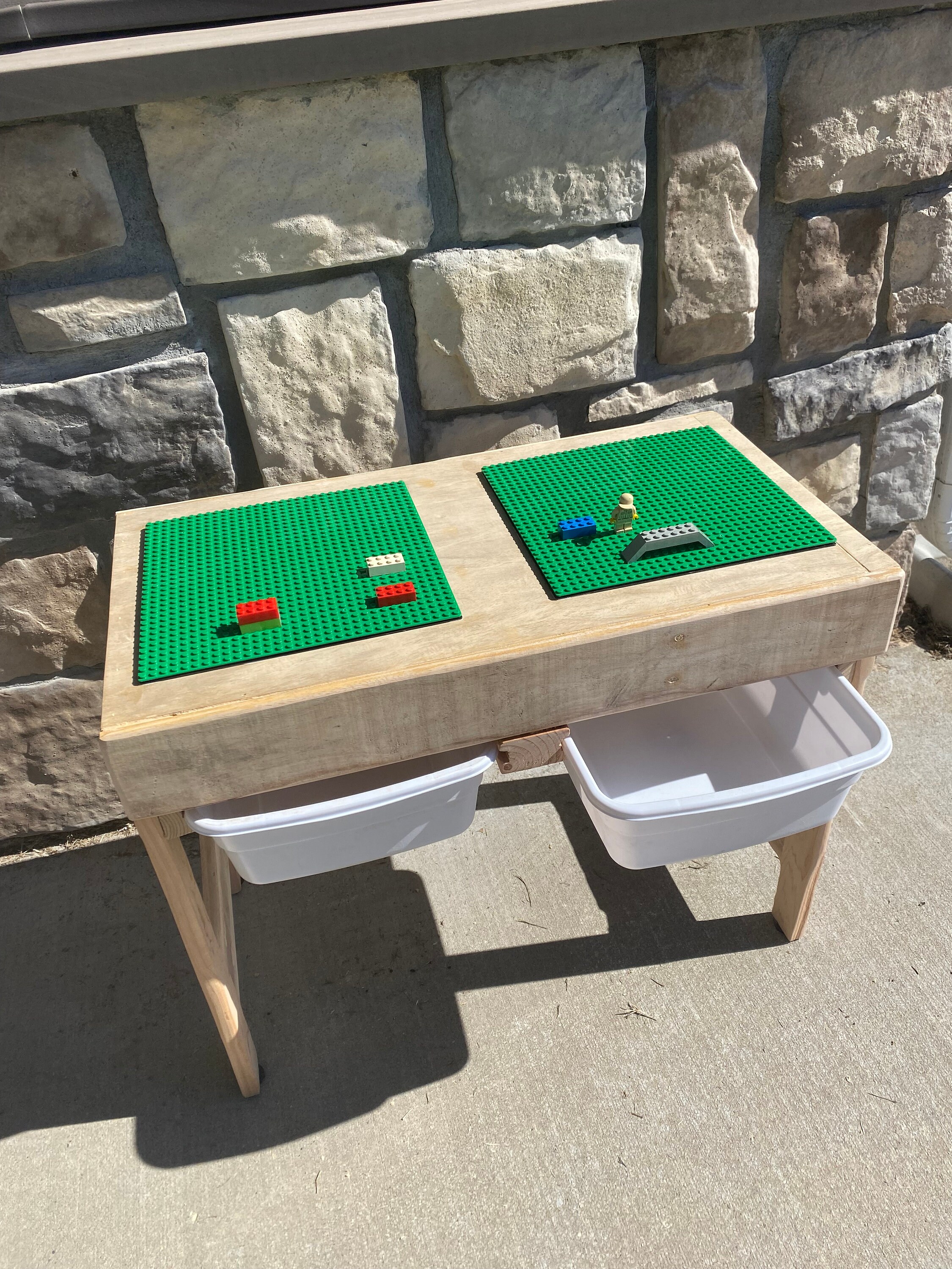 Lego Building Table Table for Block Play Small Kid's Table With ...