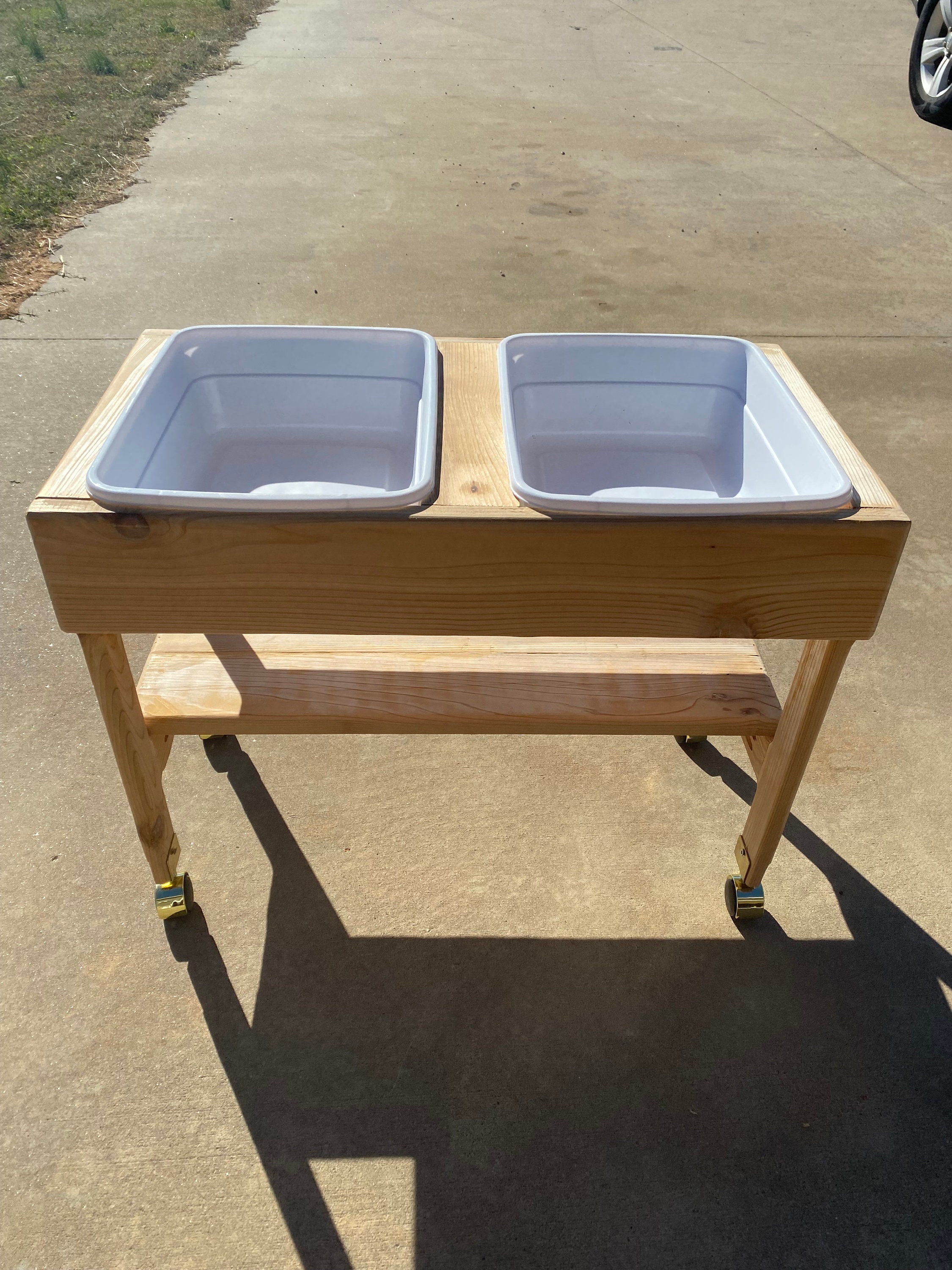 Rolling Sensory Table Toddler Sensory Table With Wheels - Etsy