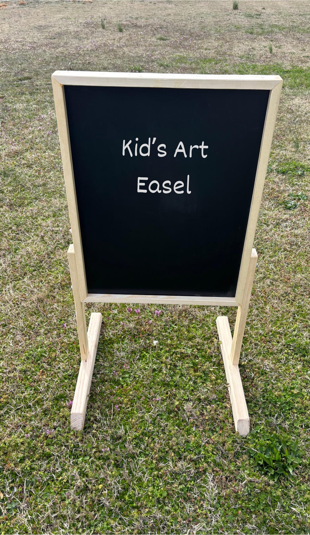 Dry Erase and Chalkboard 2 in 1 Easel | Art Easel | Gift for Toddler ...