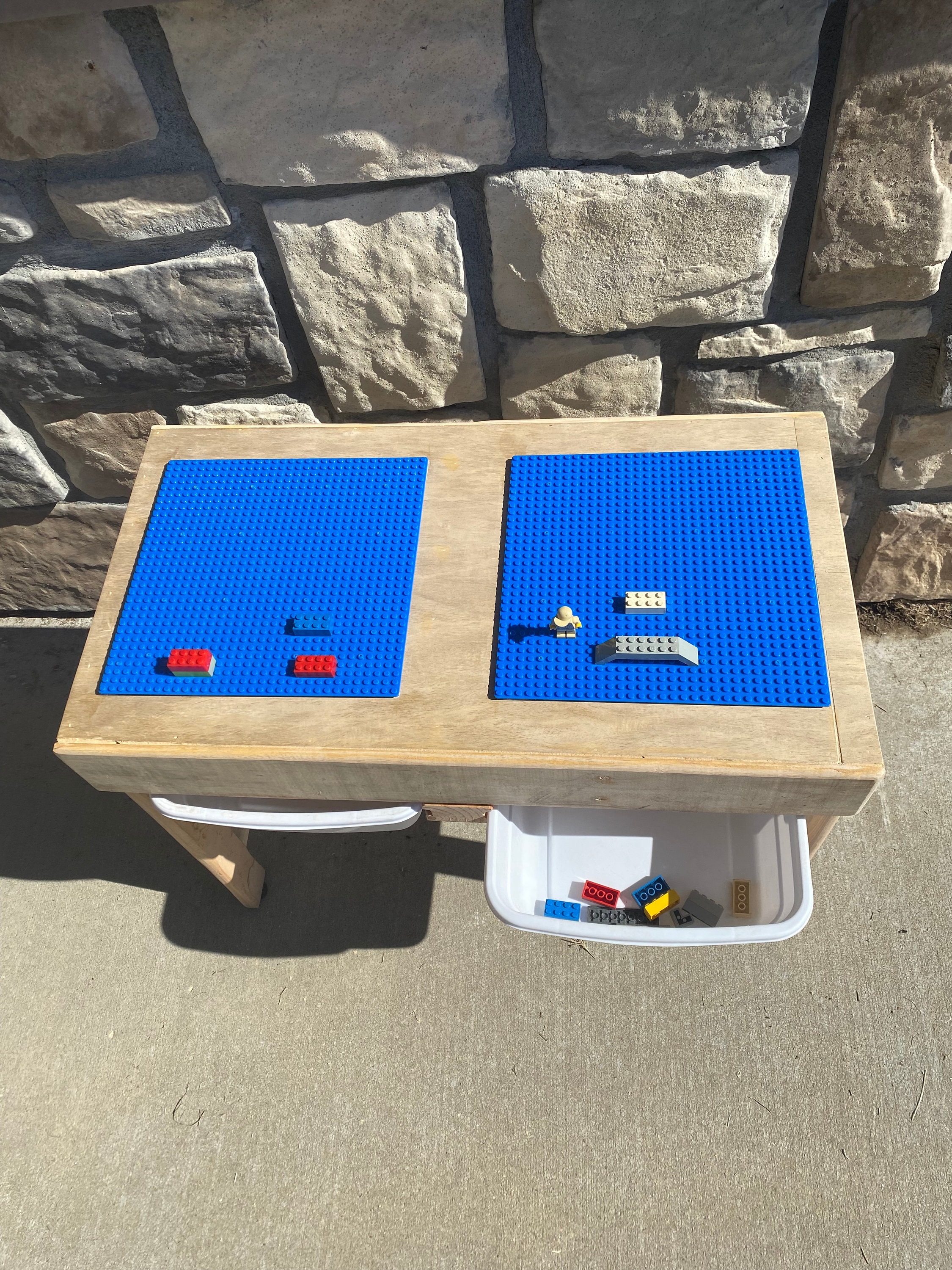 Lego Building Table Table for Block Play Small Kid's Table With ...