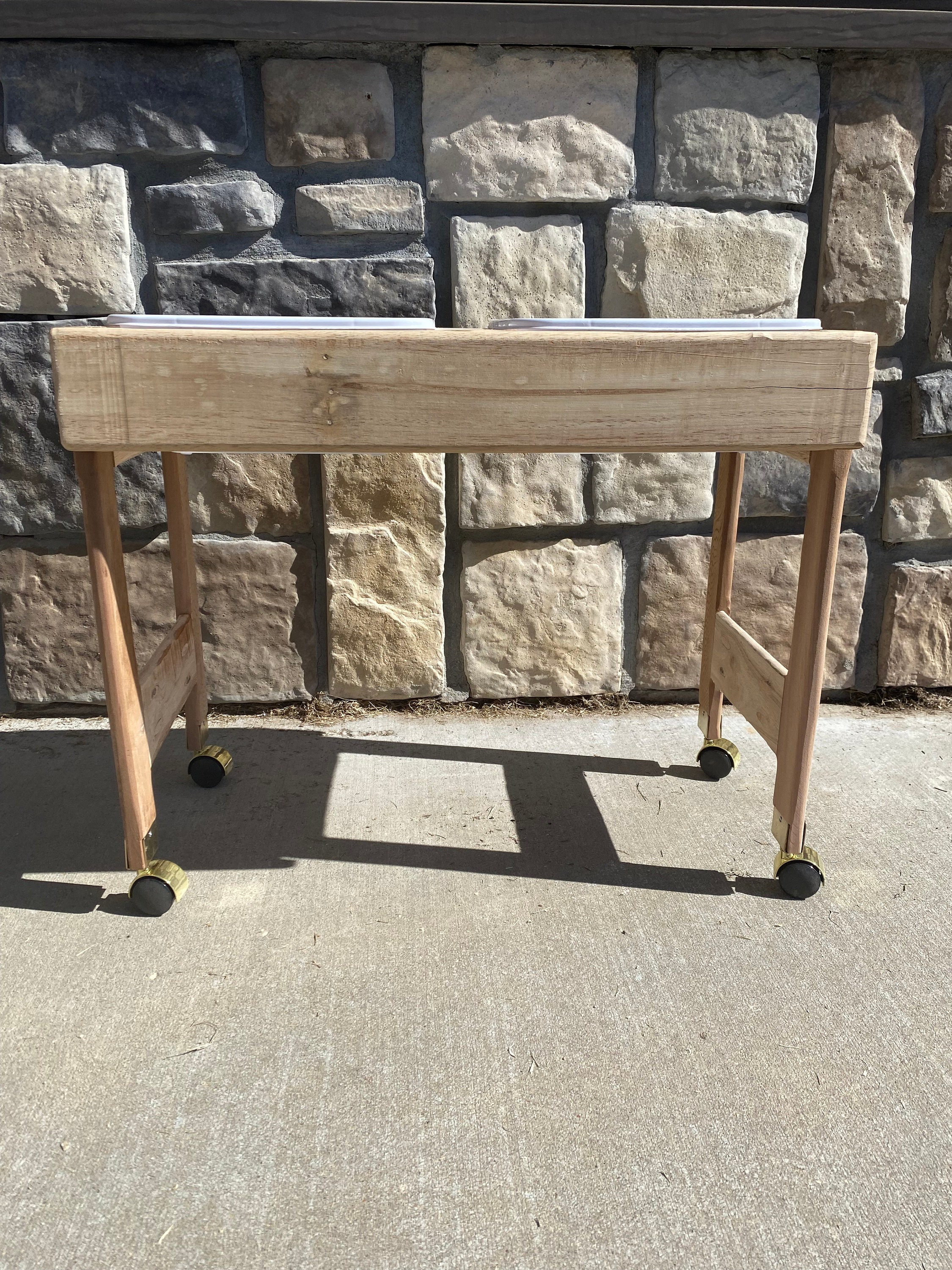 Rolling Sensory Table Toddler Sensory Table With Wheels Table for ...