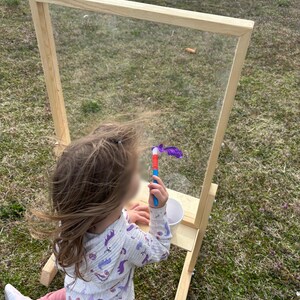 Outdoor Art Easel With Storage | Gift for Toddler | Outdoor Toy ...