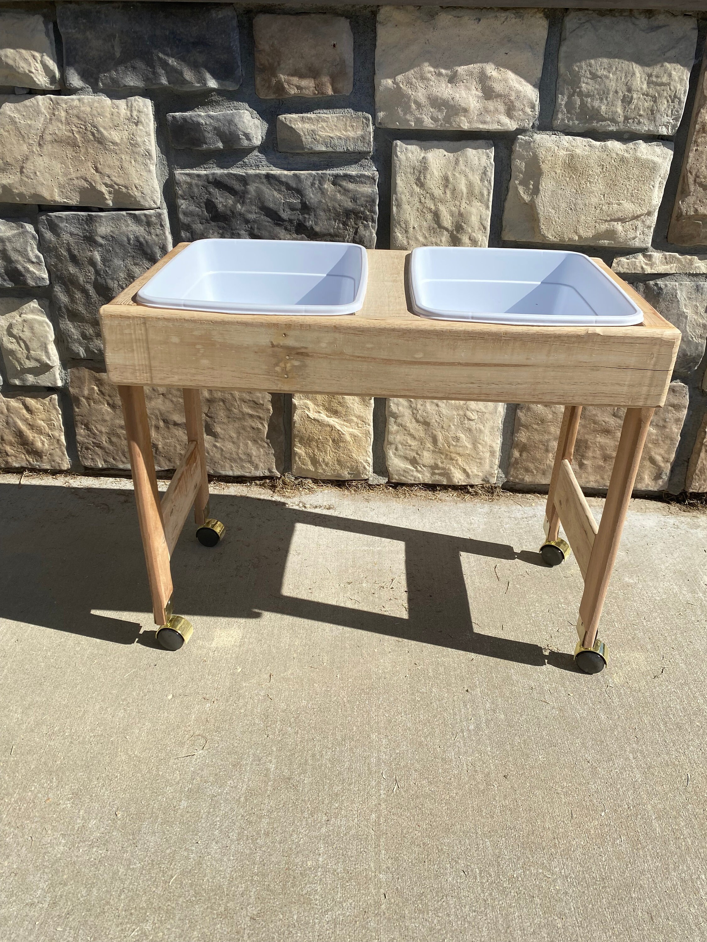 Rolling Sensory Table | Toddler Sensory Table With Wheels | Toddler ...