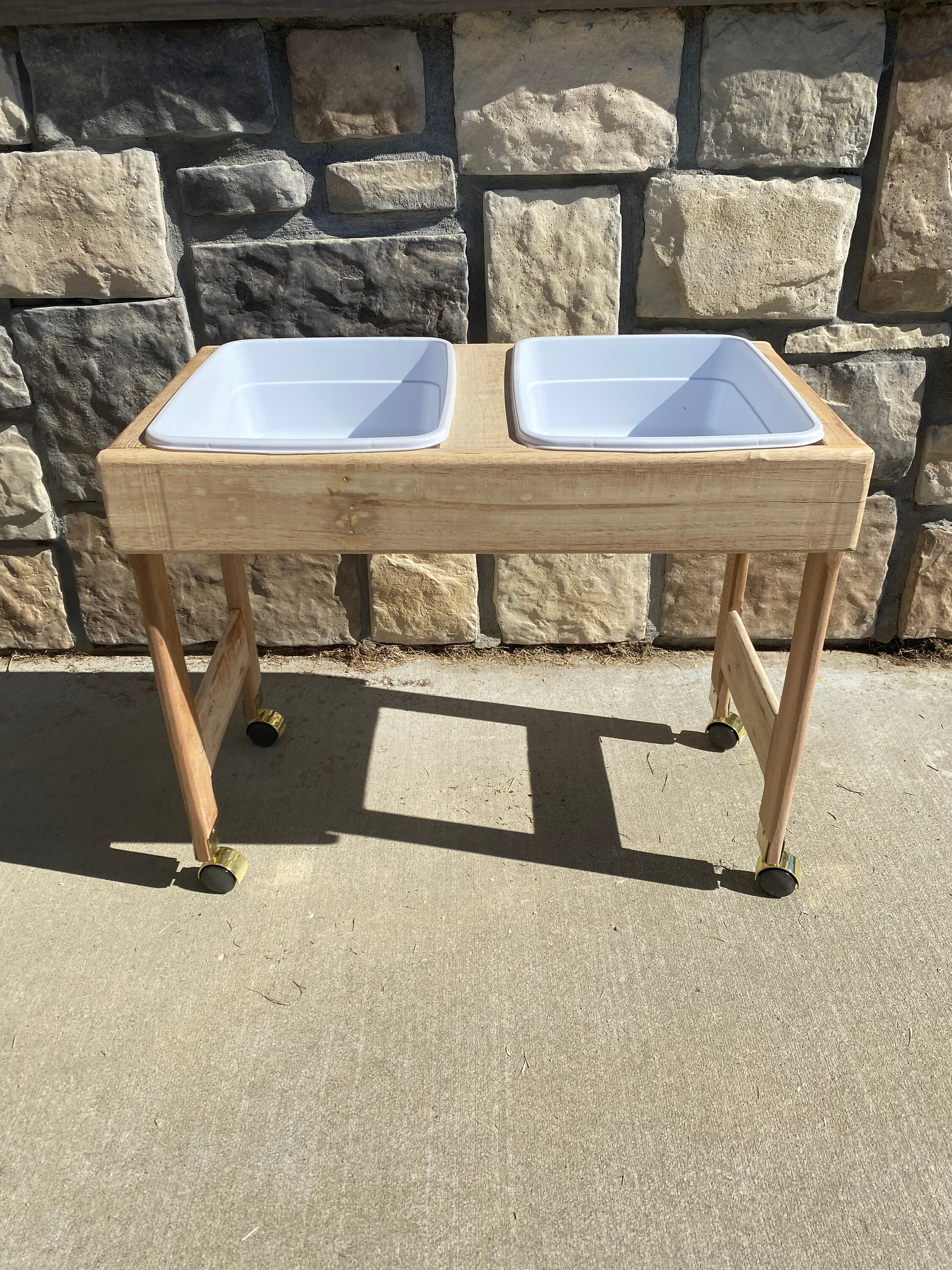 Rolling Sensory Table | Toddler Sensory Table With Wheels | Toddler ...