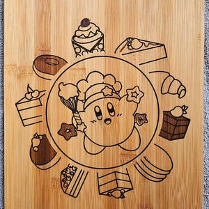 Anime Cutting Board - Etsy
