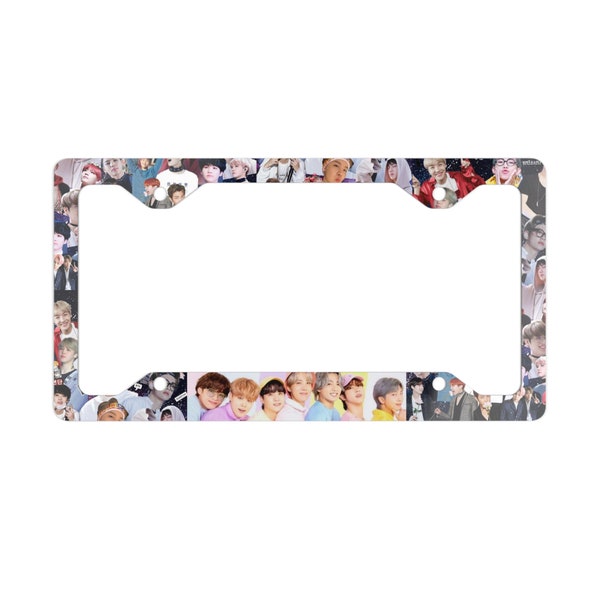 Metal Bts License Plate - Etsy