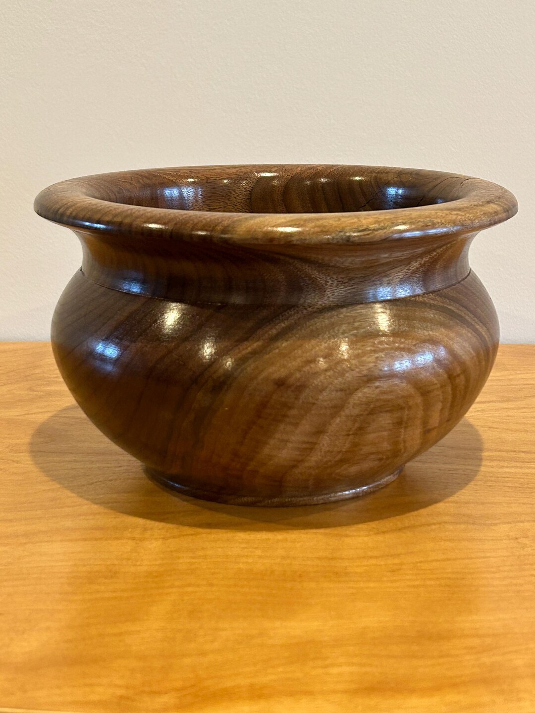 Black Walnut Centerpiece Bowl 8.5" Diameter | Home Decor - Etsy