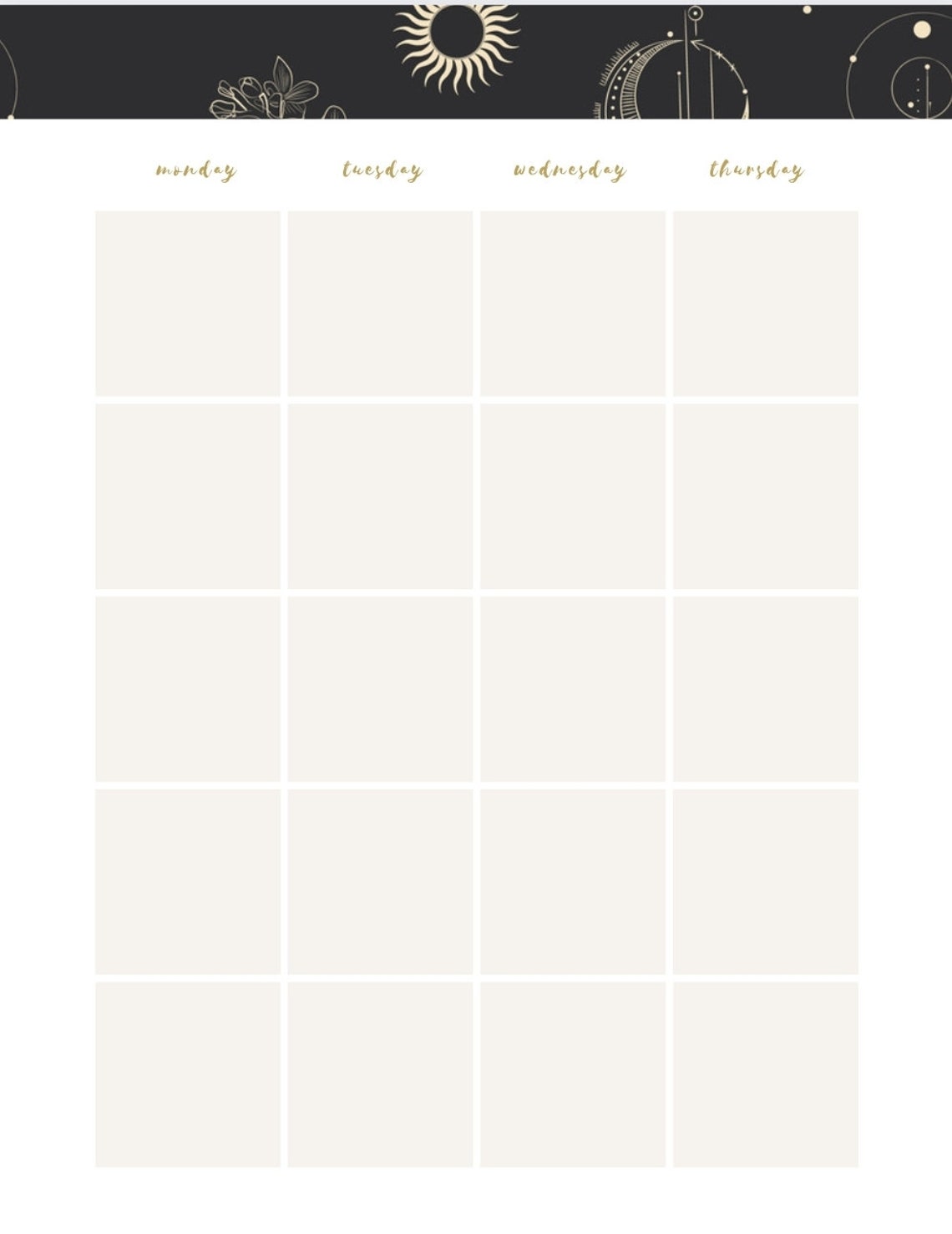 Printable PDF 2023 Monthly Planner - Digital Download - Etsy