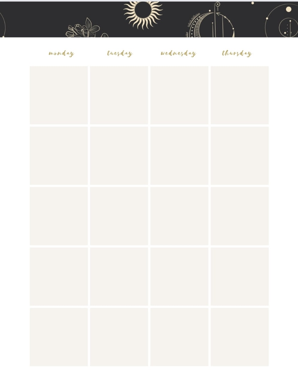 Printable PDF 2023 Monthly Planner - Digital Download - Etsy