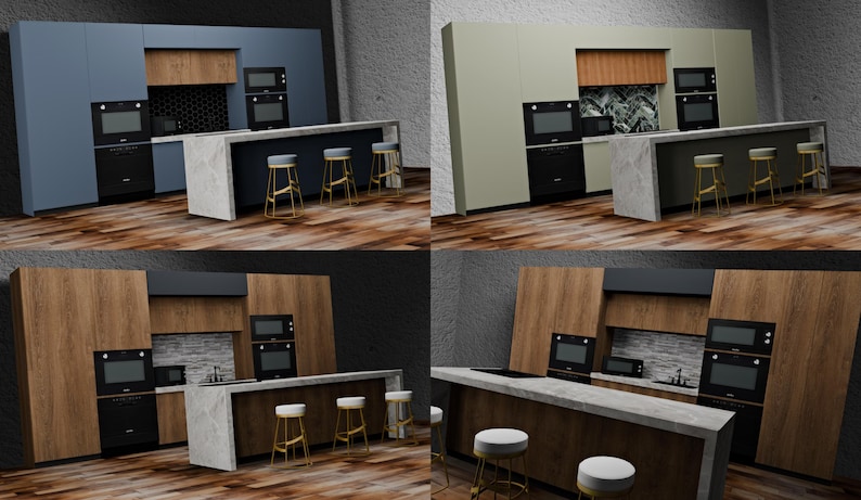 Fivem Kitchen Props L 3 Colors - Etsy
