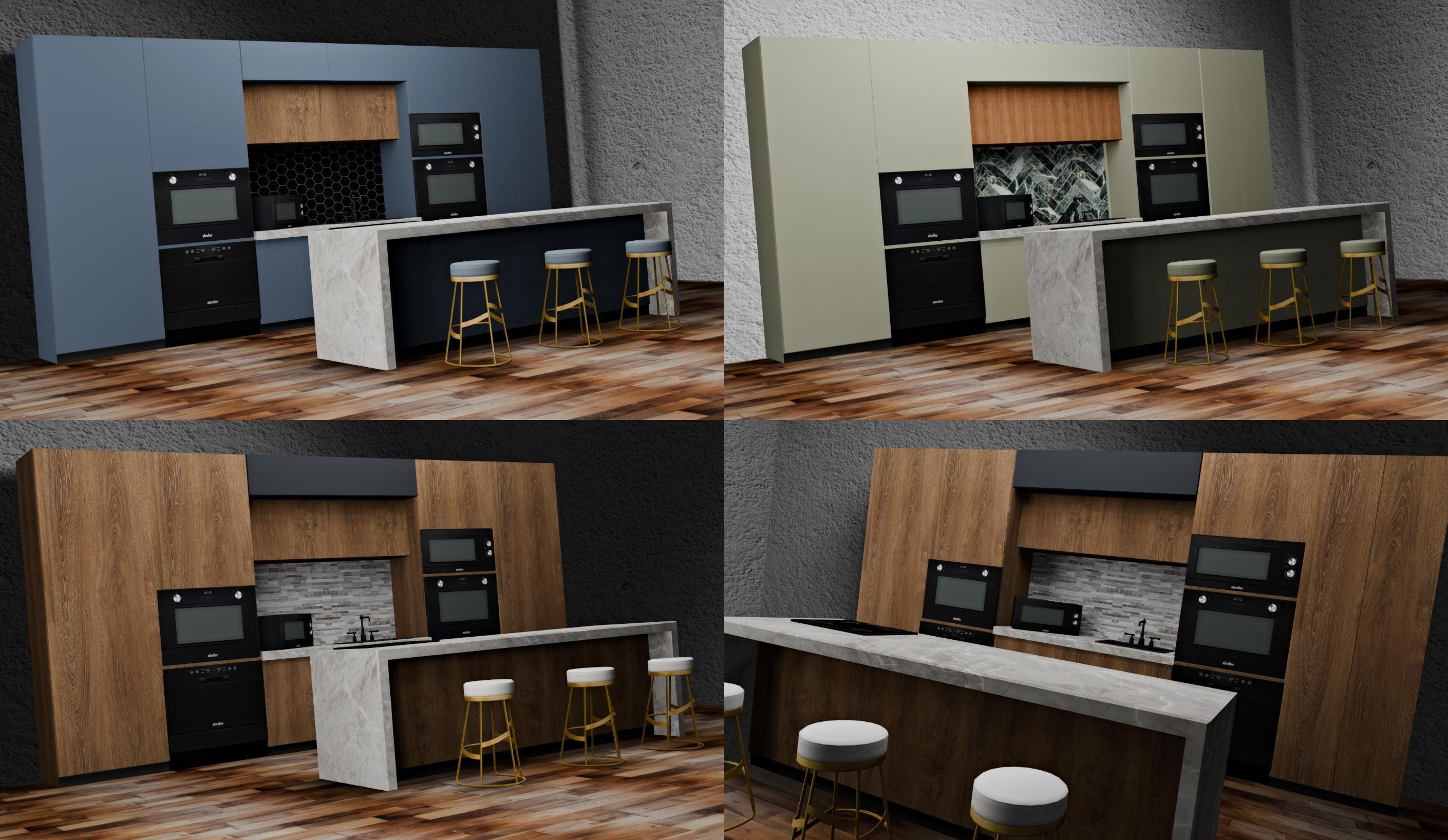 Fivem Kitchen Props L 3 Colors - Etsy