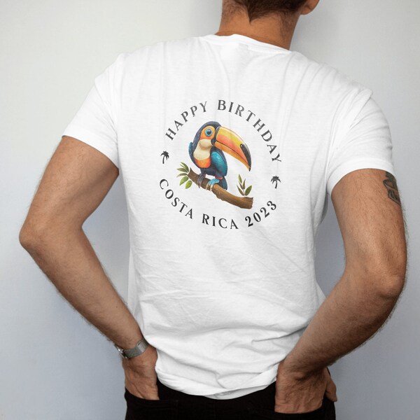 Costa Rica Birthday Shirt - Etsy