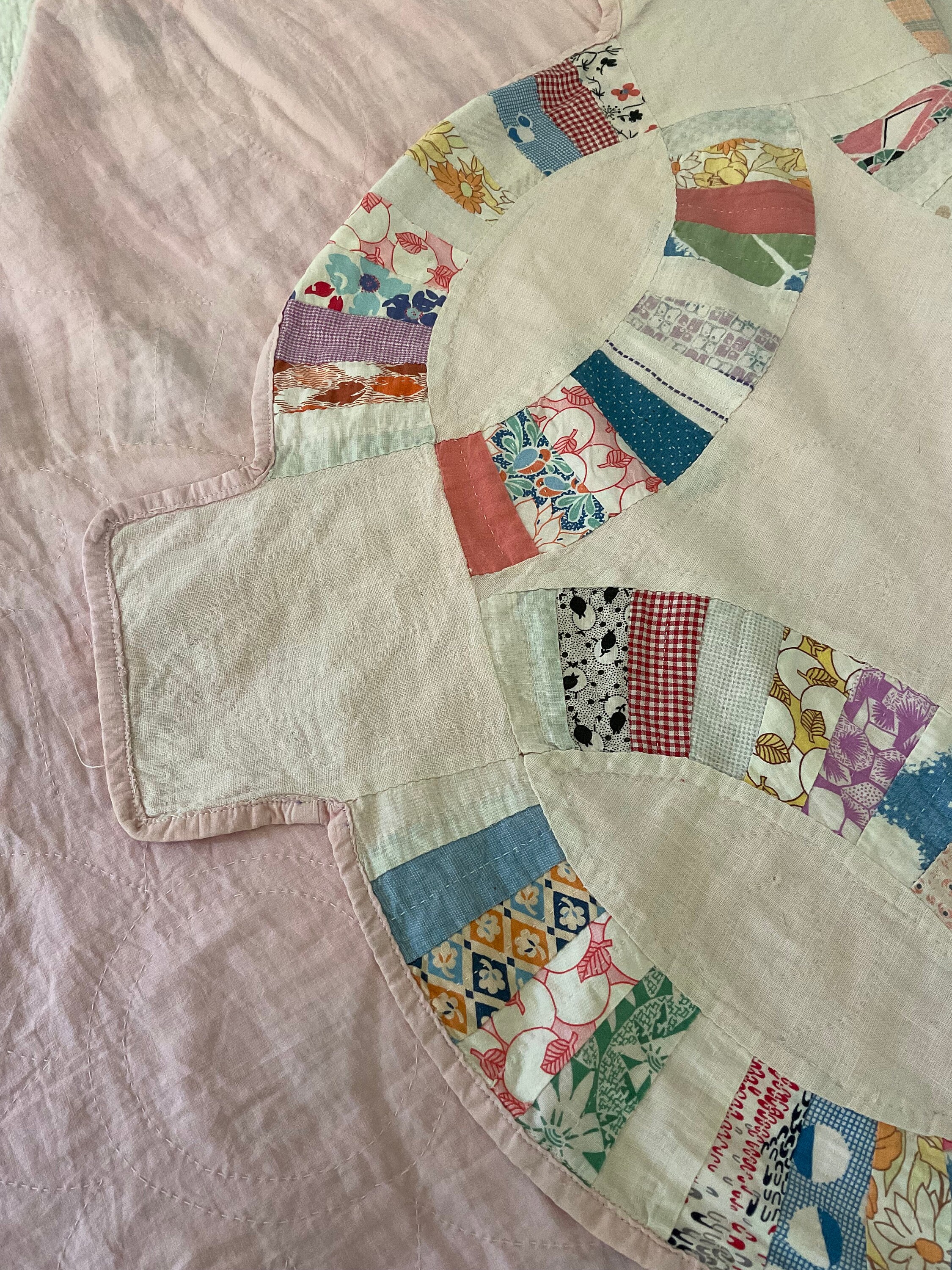 Oh so Charming Pink Wedding Ring Quilt - Etsy