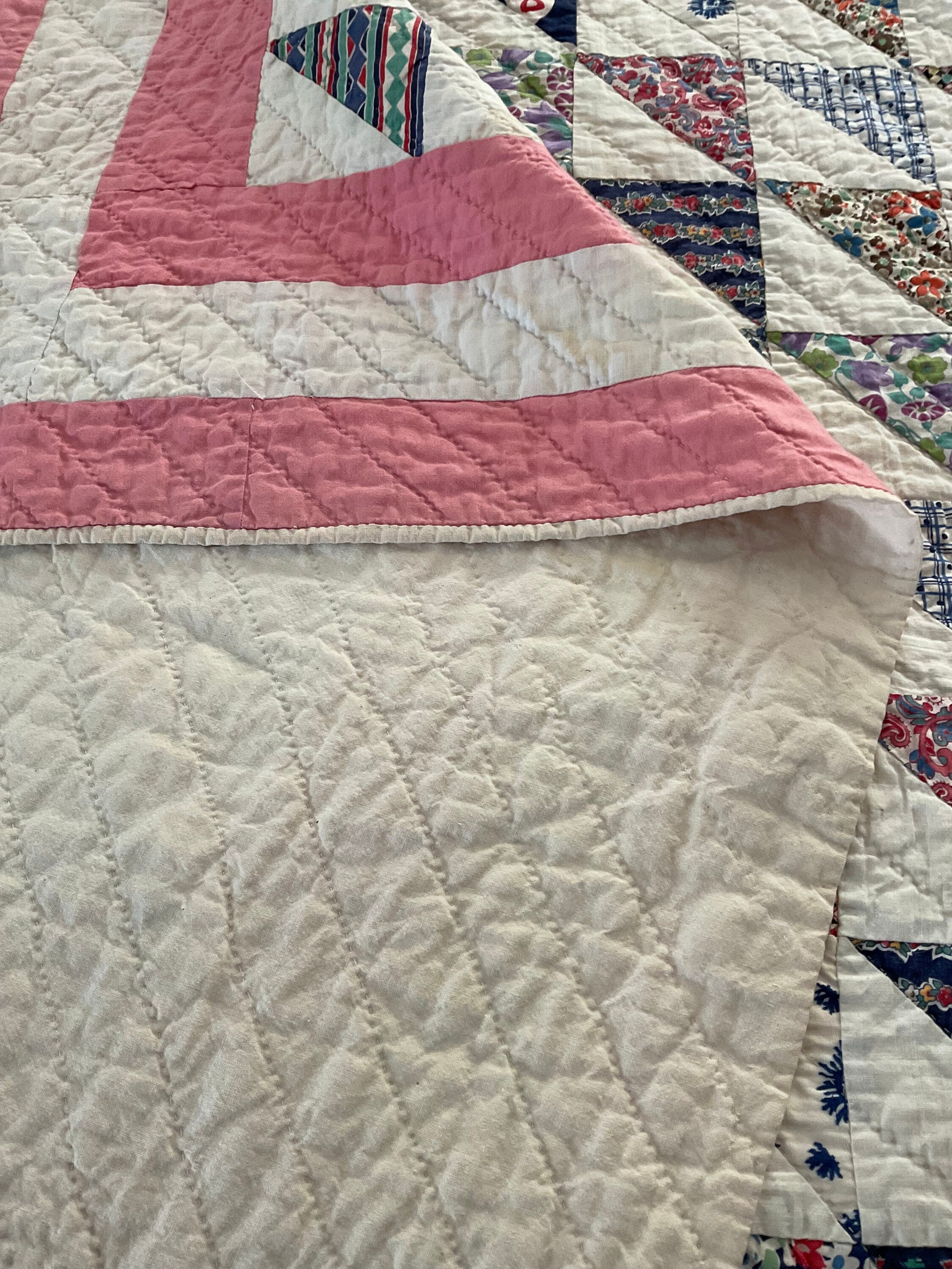 1950s Muted Unique Design and Fabrics Look Like Sails Hand - Etsy