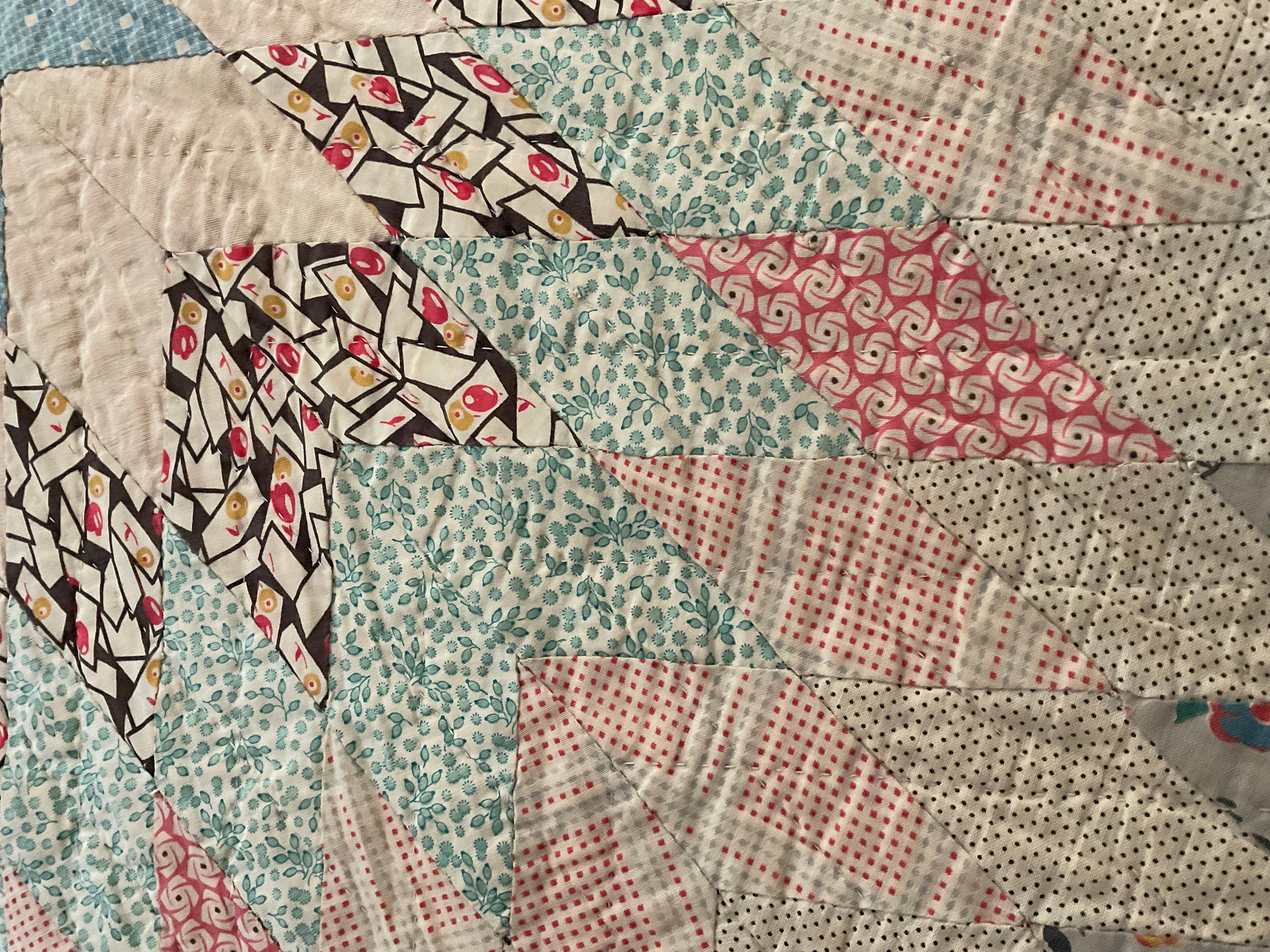 1930s Large Texas Star Hand Stitched Quilt - Etsy