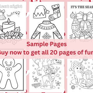 20 Pages Printable Coloring Pages, Coloring Activity for Kids ...