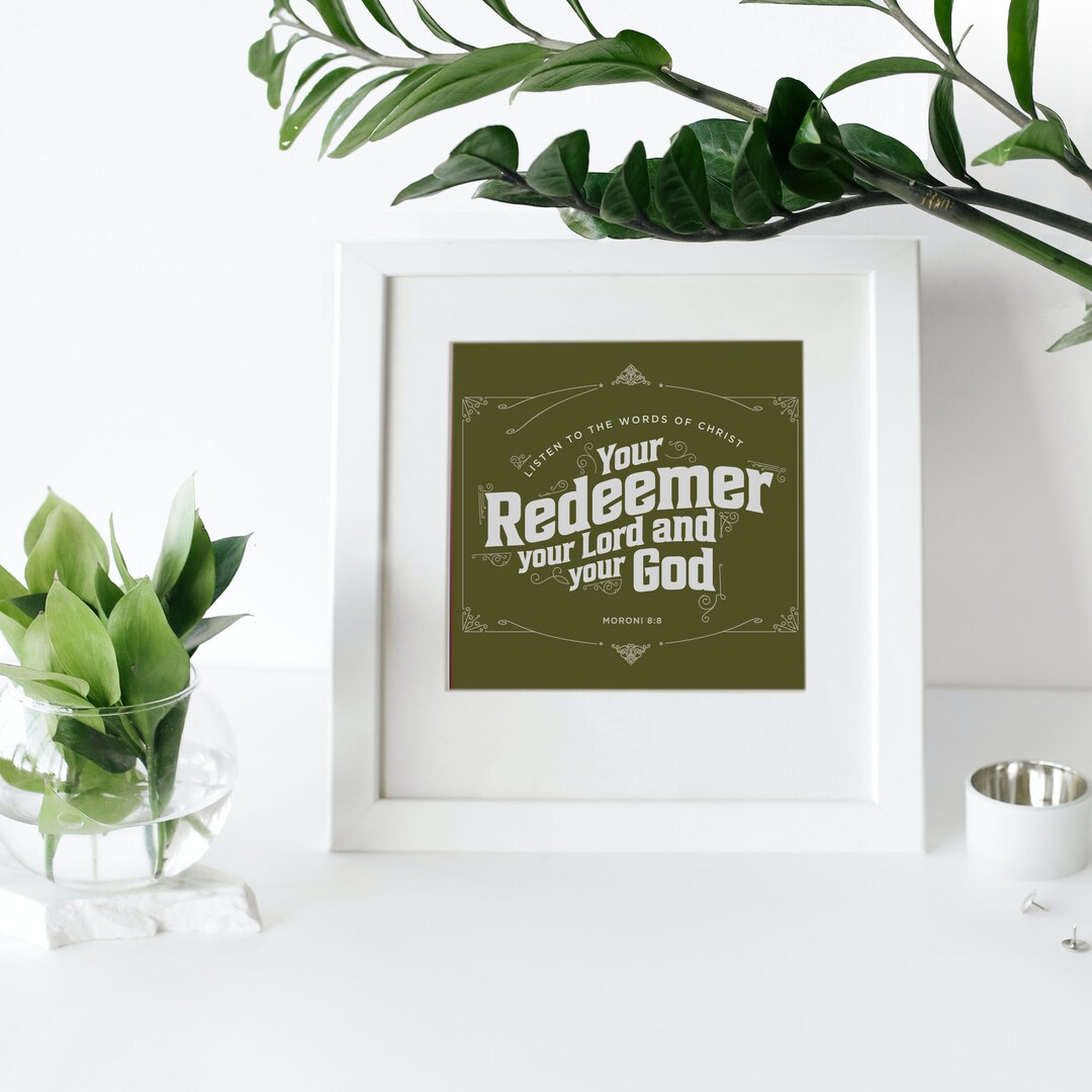 Redeemer: Names of Jesus Printable; PDF; Instant Download; Bible Verse ...