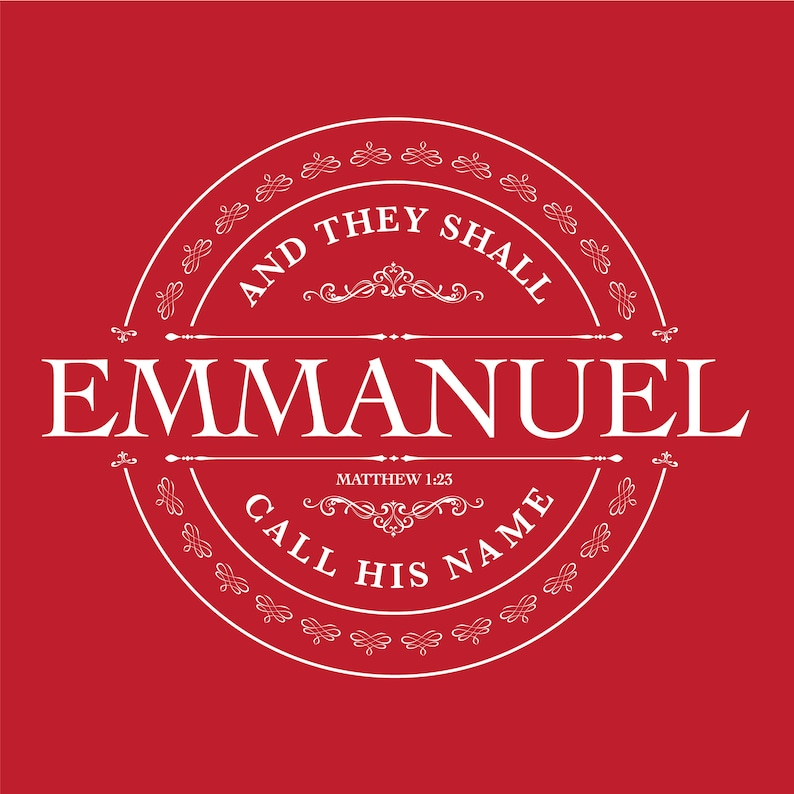 Versículo bíblico de Emmanuel para imprimir: Arte mural con escrituras ...