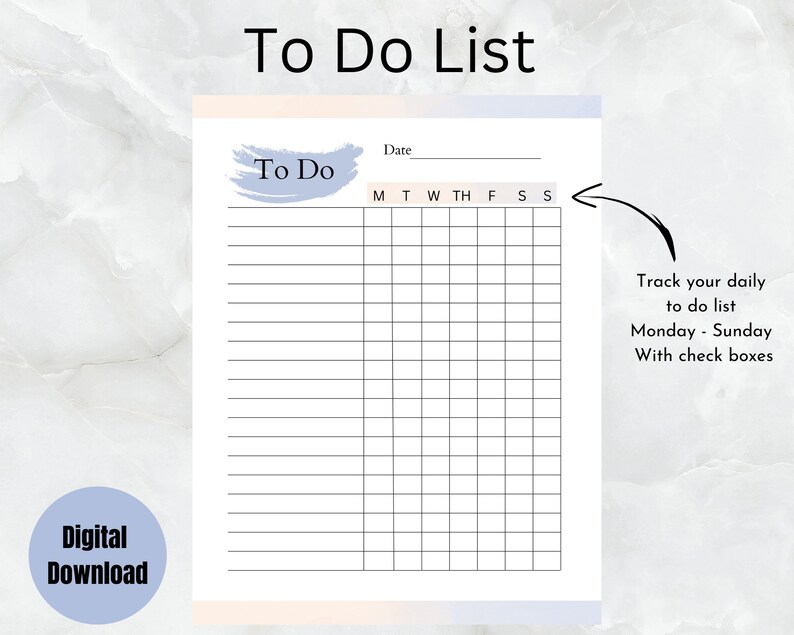 Daily Routine Planner Hourly Schedule Minimalist Printable - Etsy