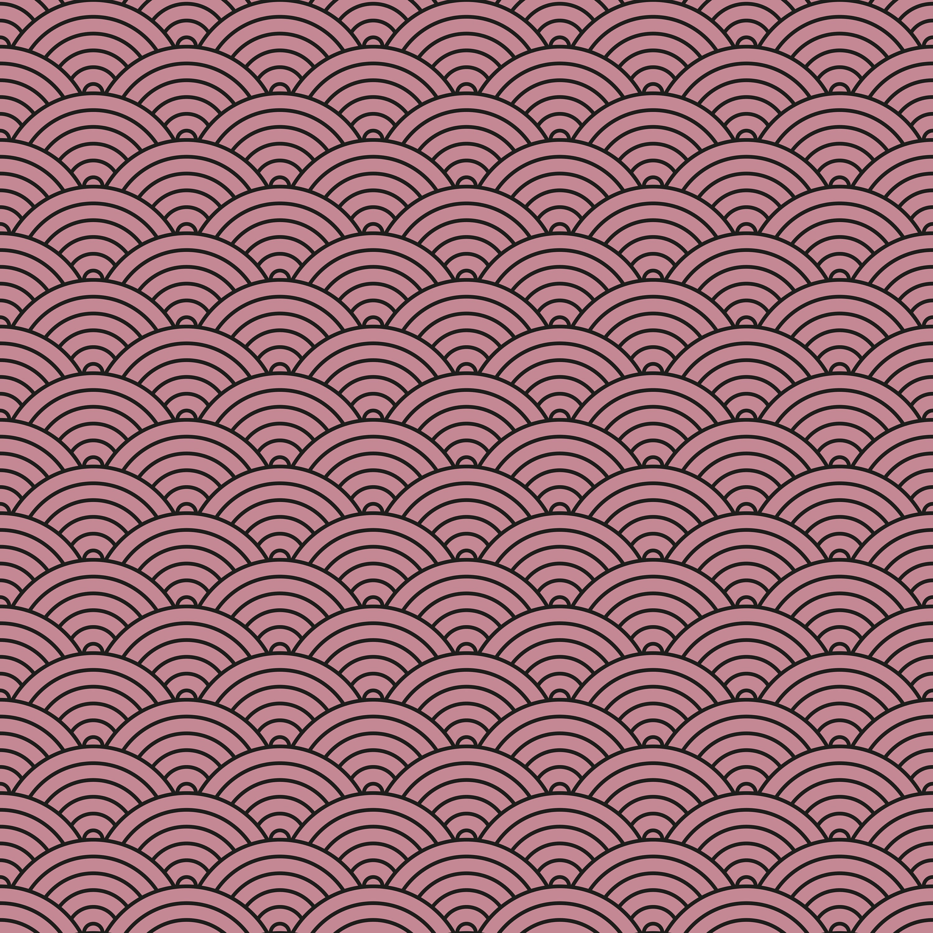 Japanese Wave Patterns / Digital Paper / Seamless Pattern ...