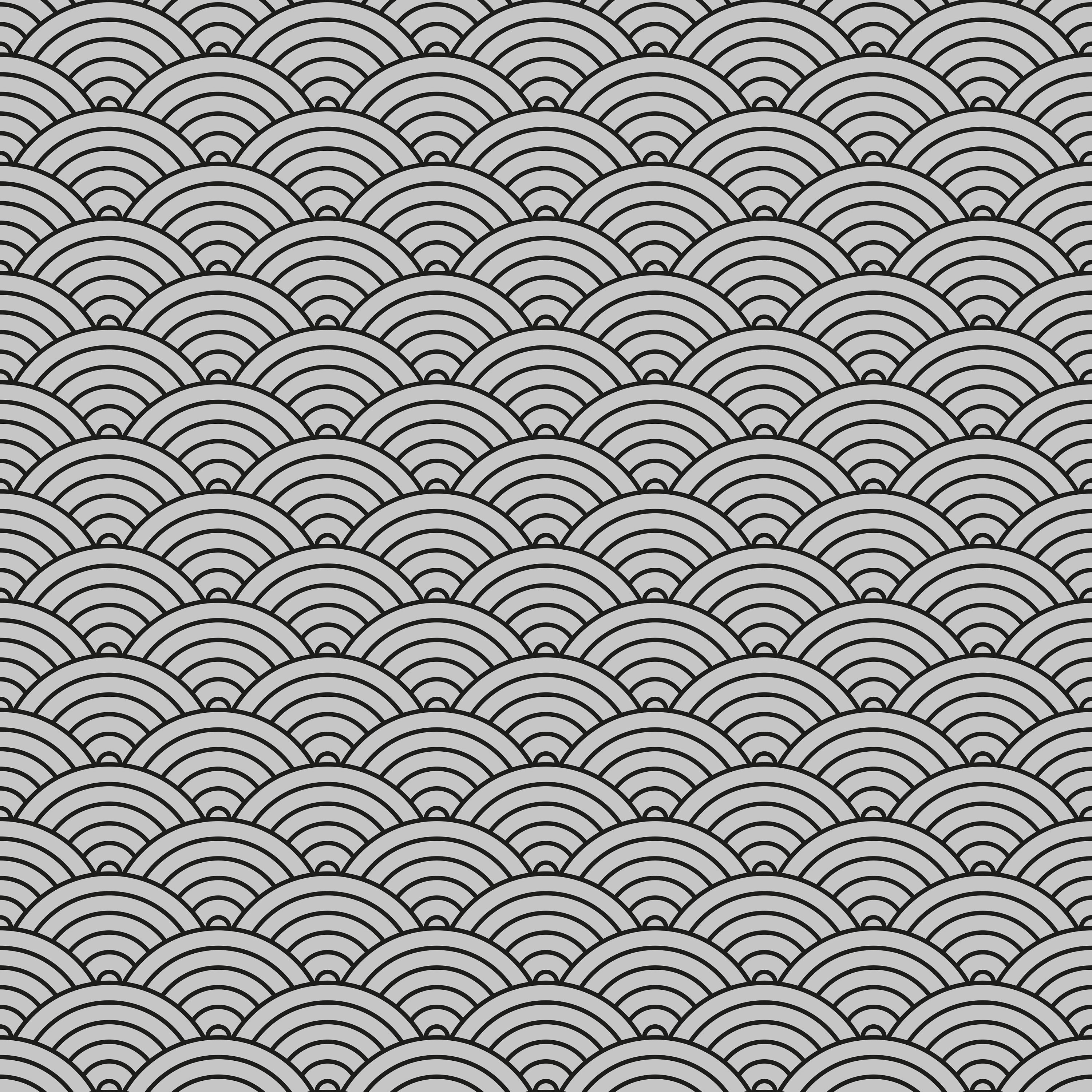 Japanese Wave Patterns / Digital Paper / Seamless Pattern ...
