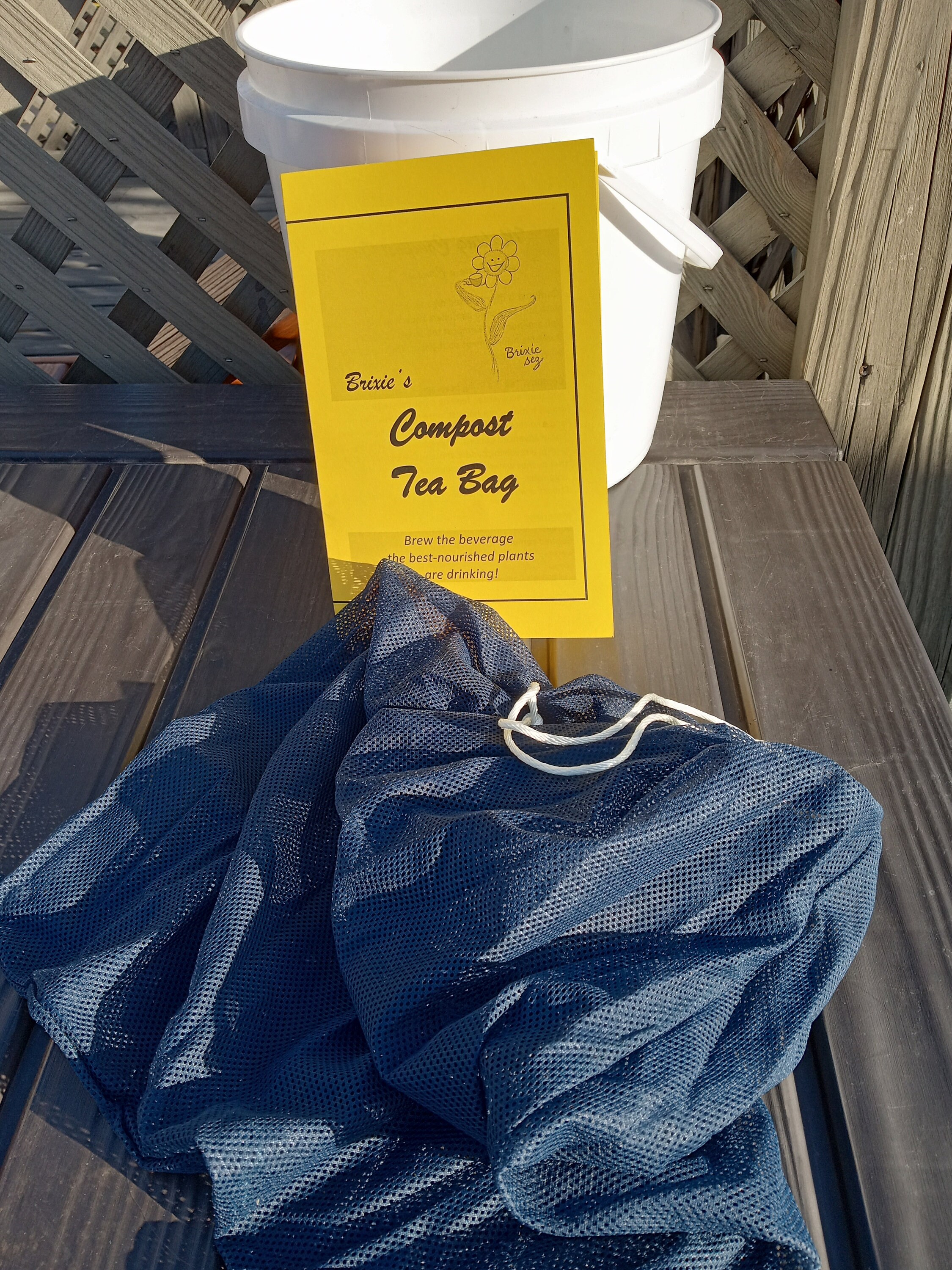 Brixie's Compost Tea Bag | Make Your Own Liquid Fertilizer | Garden ...