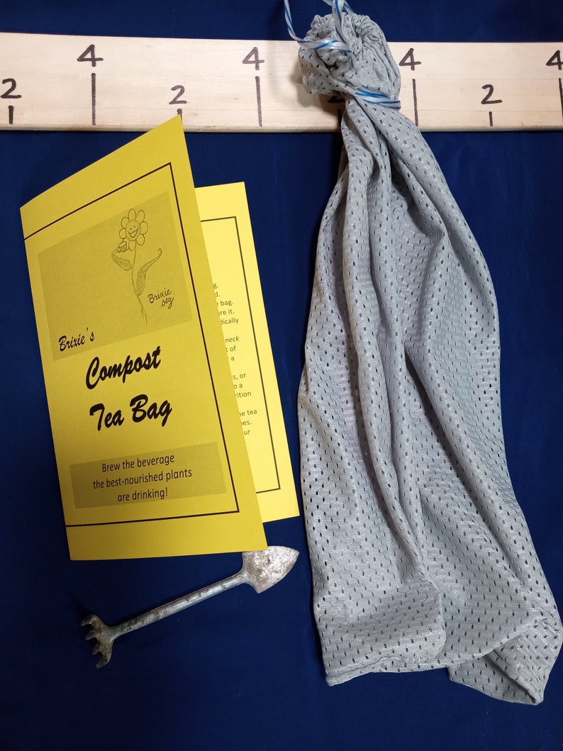 Brixie's Compost Tea Bag | Make Your Own Liquid Fertilizer | Garden ...