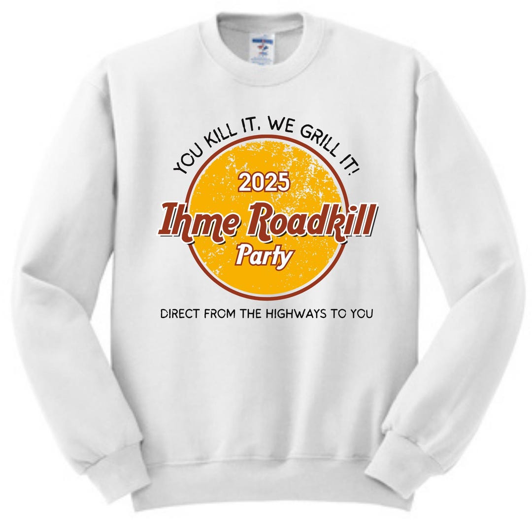 2024 Ihme Roadkill Party Sweatshirt - Etsy UK