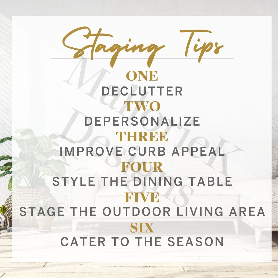 Home Staging Tips -- Real Estate Agent -- Social Media Post - Etsy