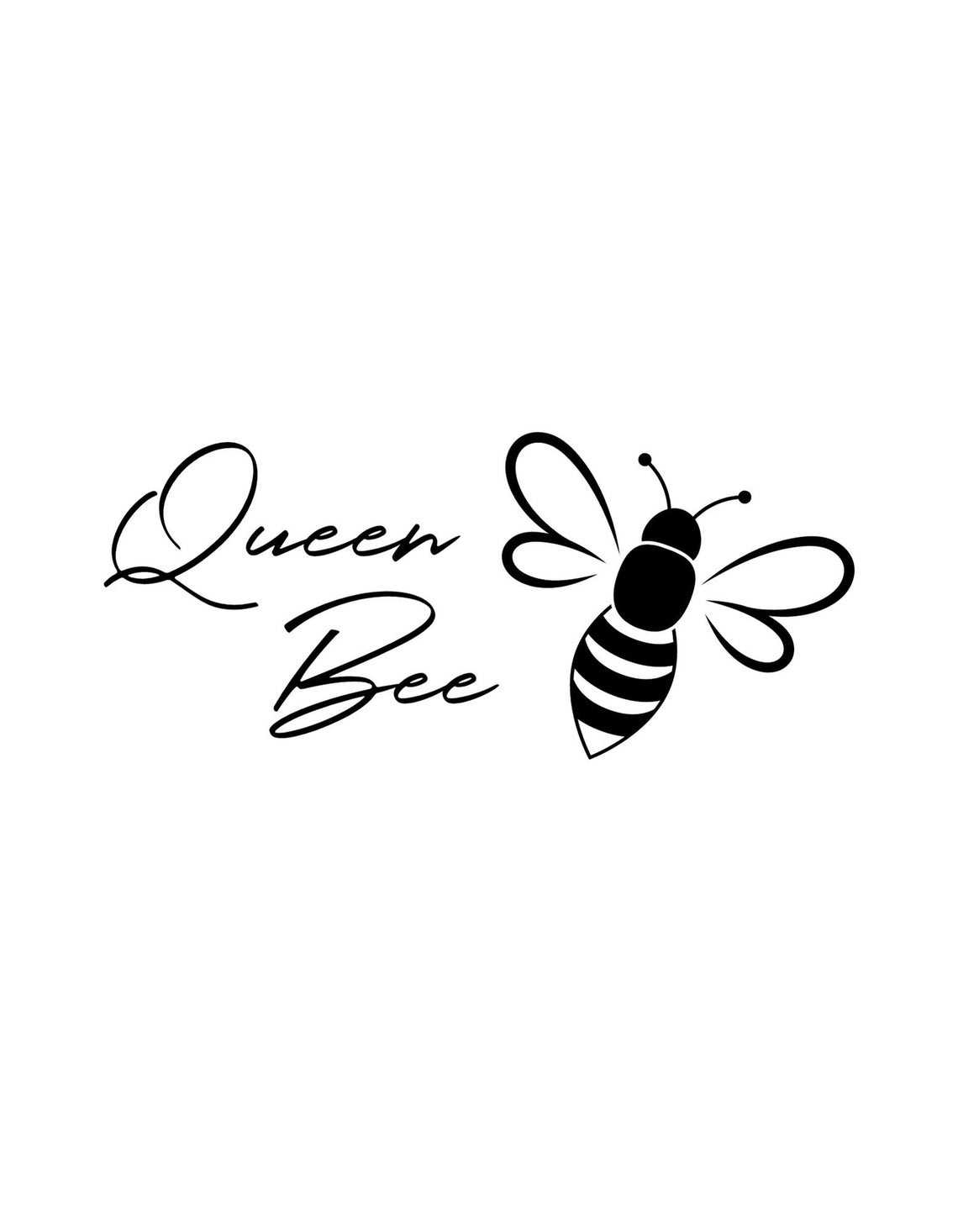 Queen Bee -- Digital Design -- PNG + SVG Download - Etsy