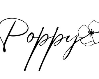 Ivy Name / Flower -- Digital Design -- PNG + SVG Download - Etsy