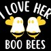 Boo Bees / I Love Her Boo Bees -- Halloween -- Digital Design -- PNG ...