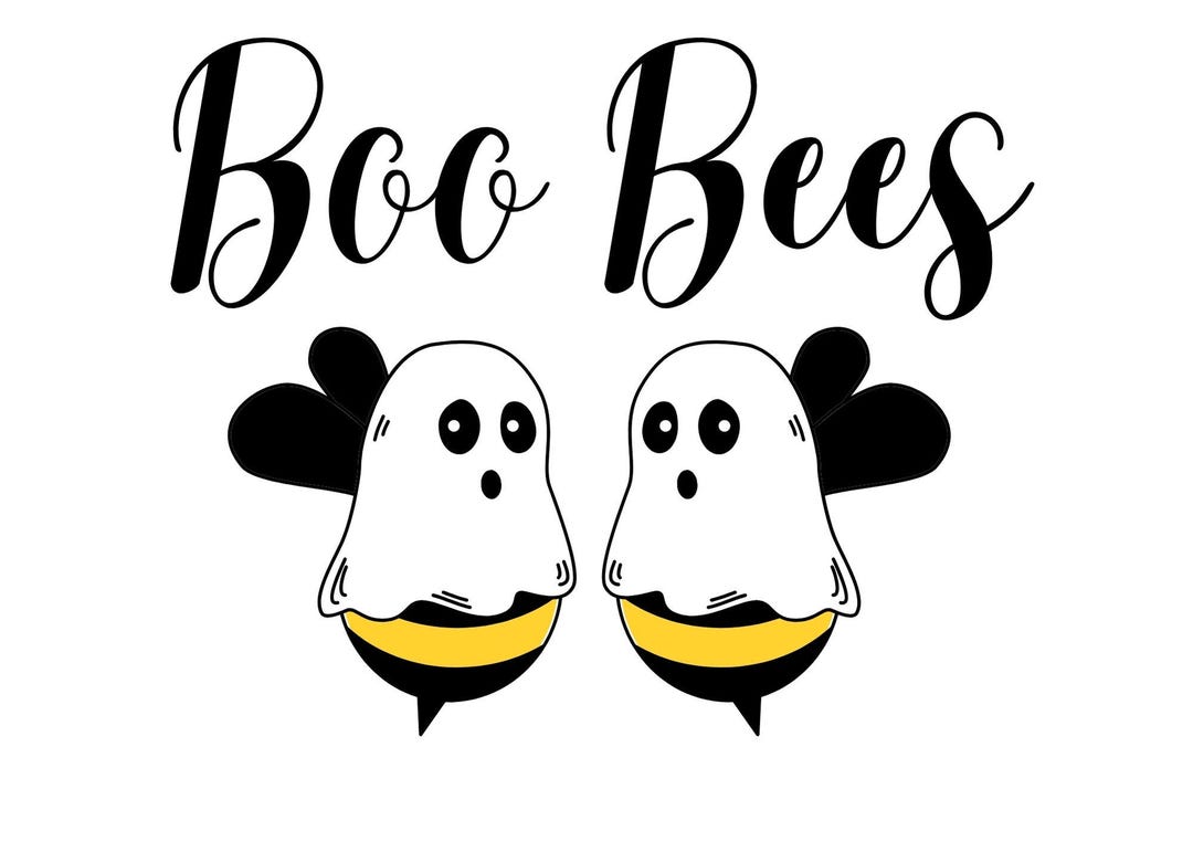 Boo Bees -- Halloween -- Digital Design -- PNG + SVG Download - Etsy