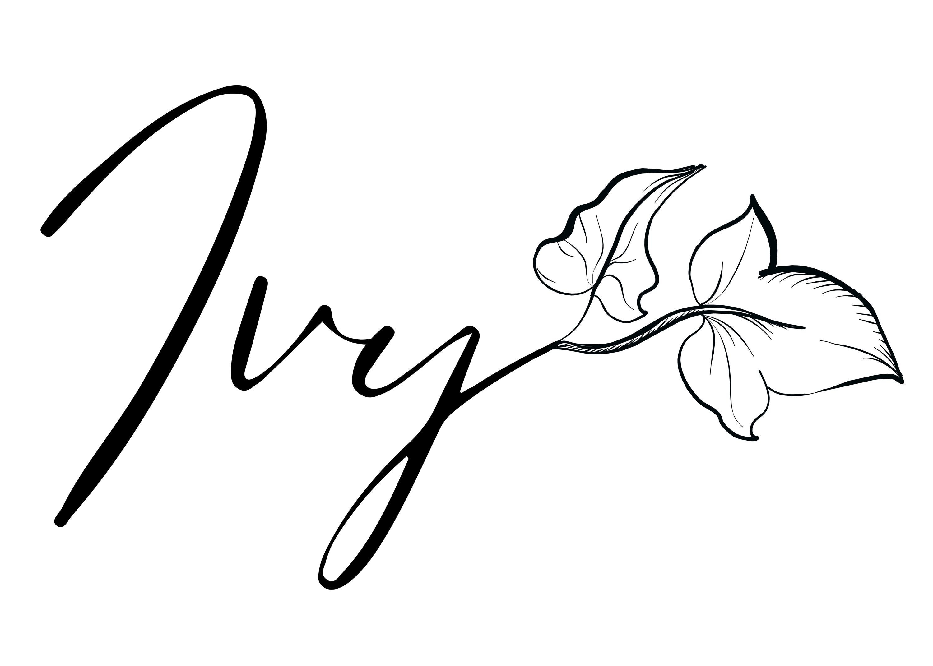 Ivy Name / Flower -- Digital Design -- PNG + SVG Download - Etsy