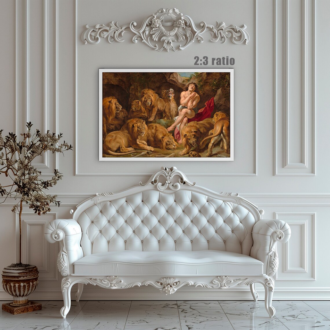Daniel in the Lions Den by Sir Peterpaul Ruben Baroque Art Biblical Art ...