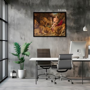 Daniel in the Lions Den by Sir Peterpaul Ruben Baroque Art Biblical Art ...