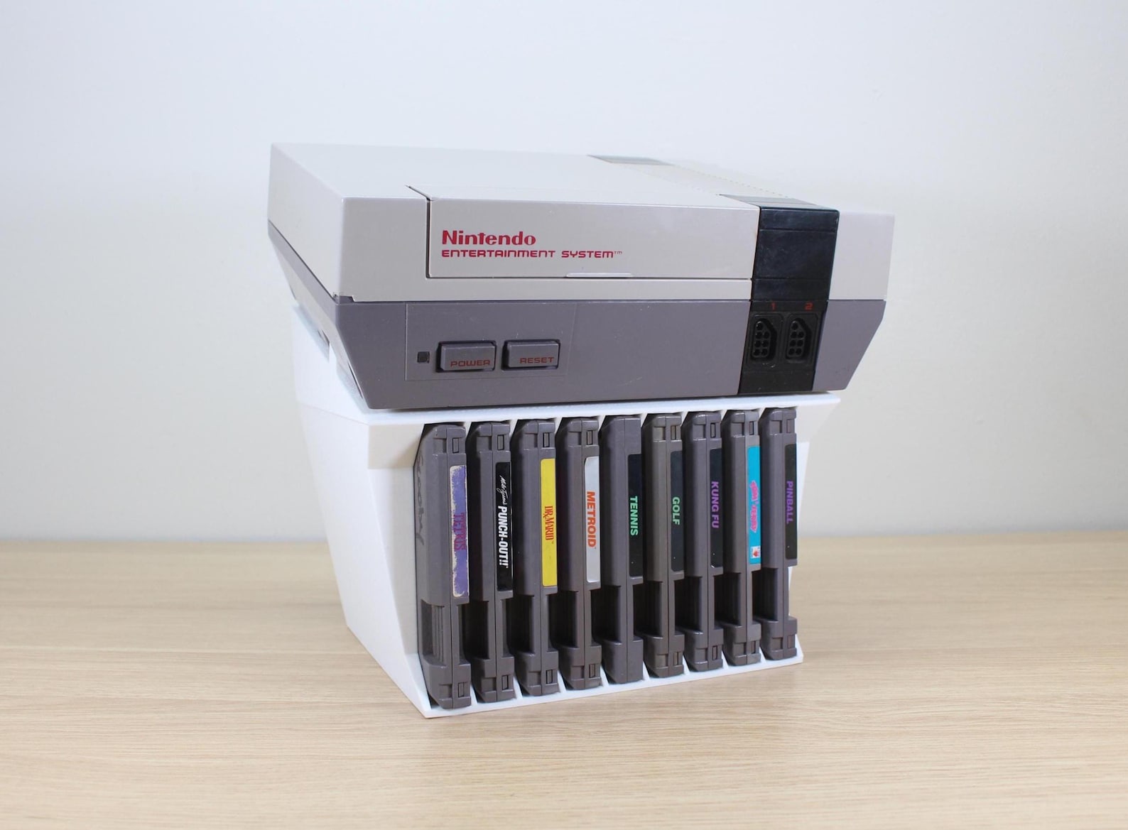 NES Game Console and Cartridge Display Stand - Etsy