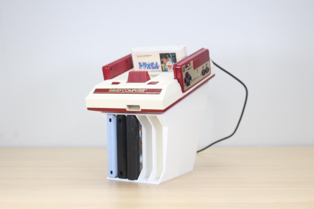 Nintendo Famicom Game Console and Cartridge Display Stand - Etsy
