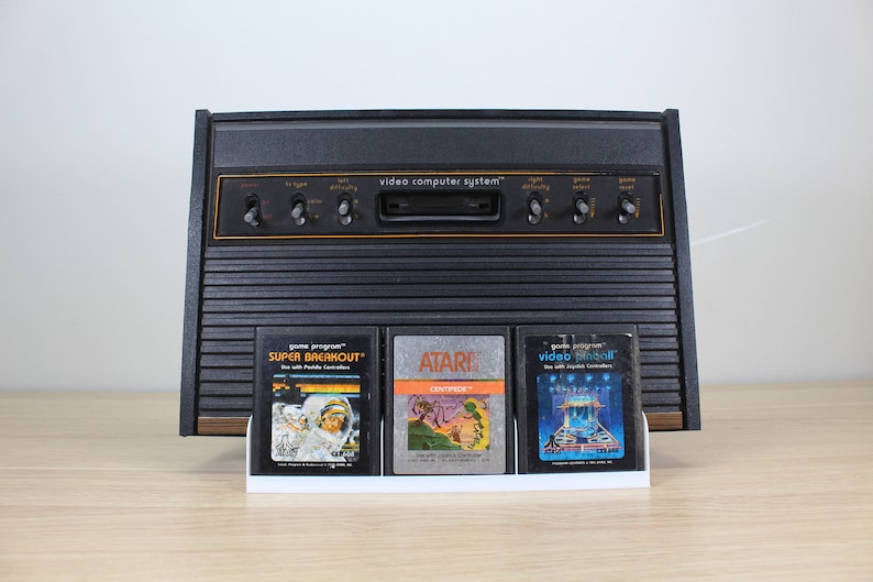 Atari 2600 Console & Game Cartridge Display Stand - Etsy