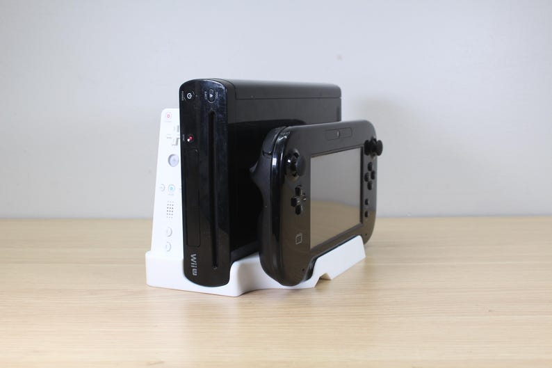 Wii U Console, Gamepad, and Controller Display Stand - Etsy