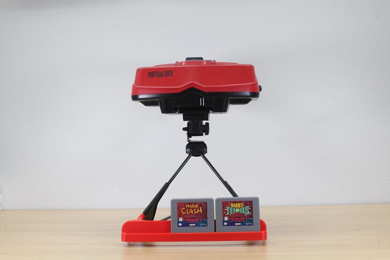 Nintendo Virtual Boy Console Game Cartridge Display Stand Holder - Etsy