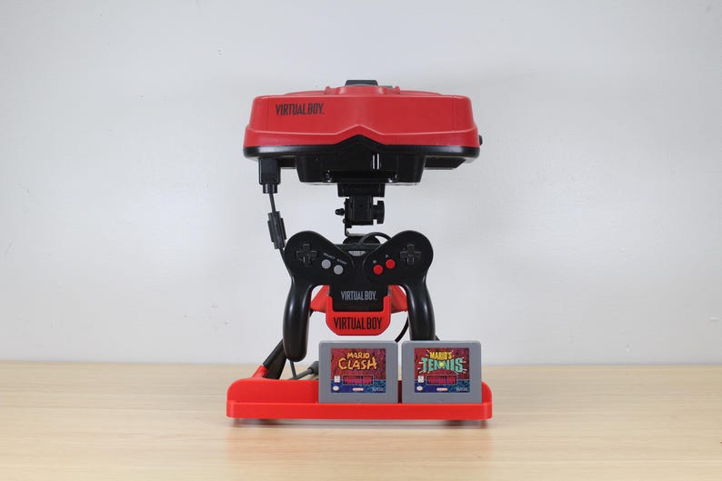 Nintendo Virtual Boy Console Game Cartridge Display Stand Holder - Etsy