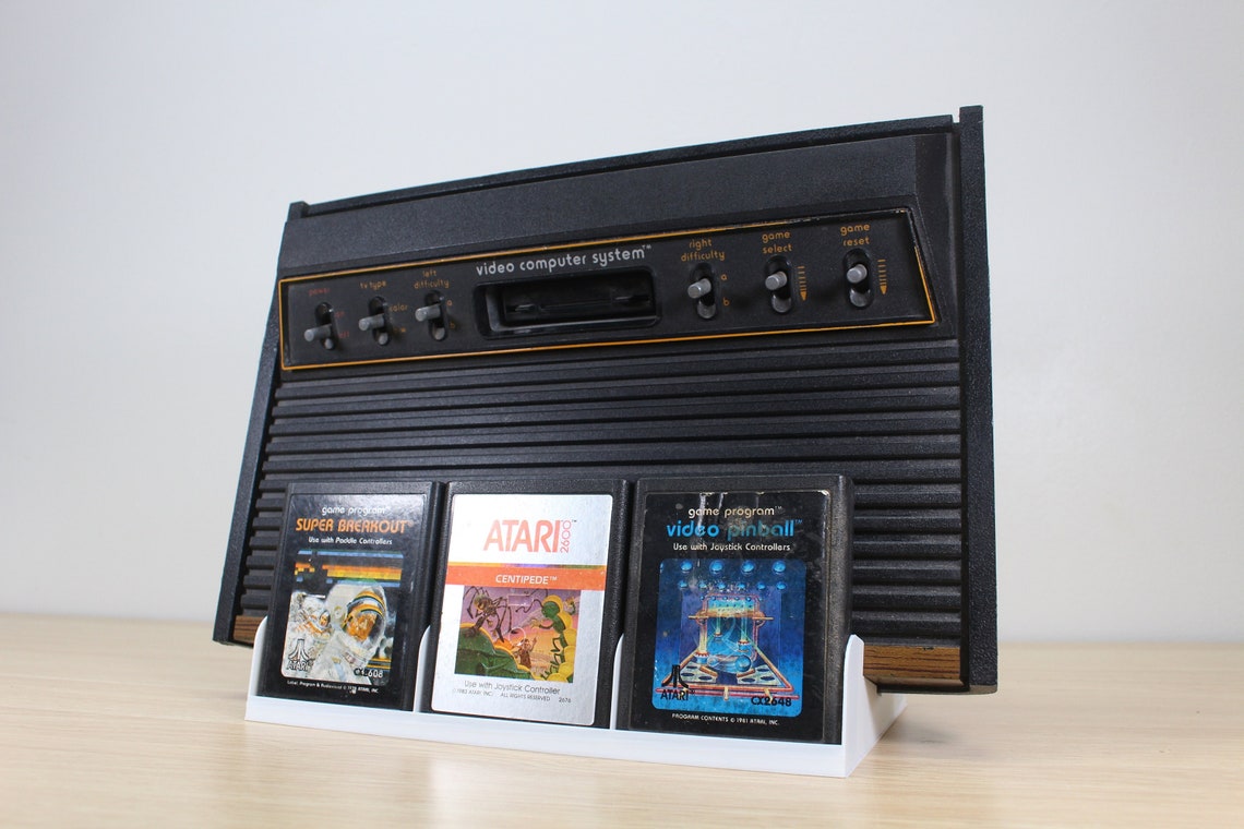 Atari 2600 Console & Game Cartridge Display Stand - Etsy